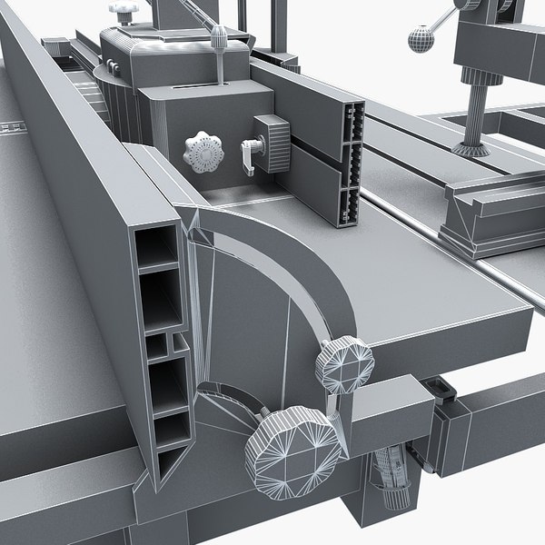 Cutting machine 3D model - TurboSquid 1535828