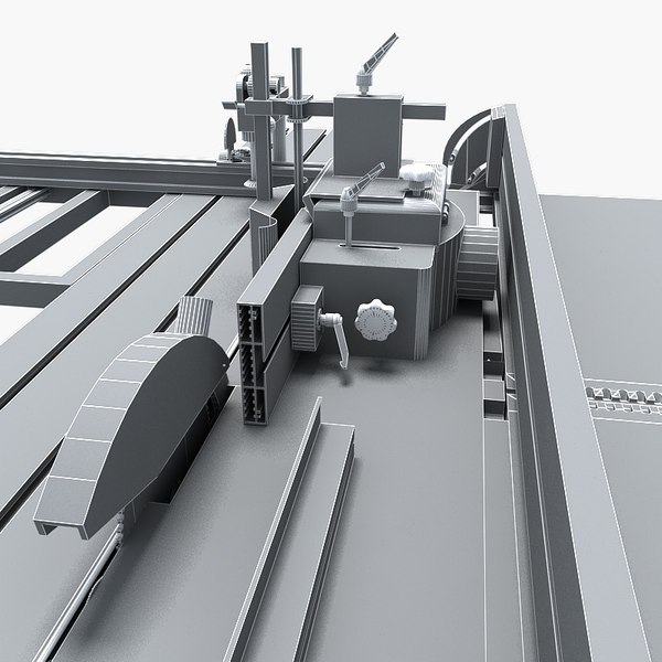 Cutting machine 3D model - TurboSquid 1535828