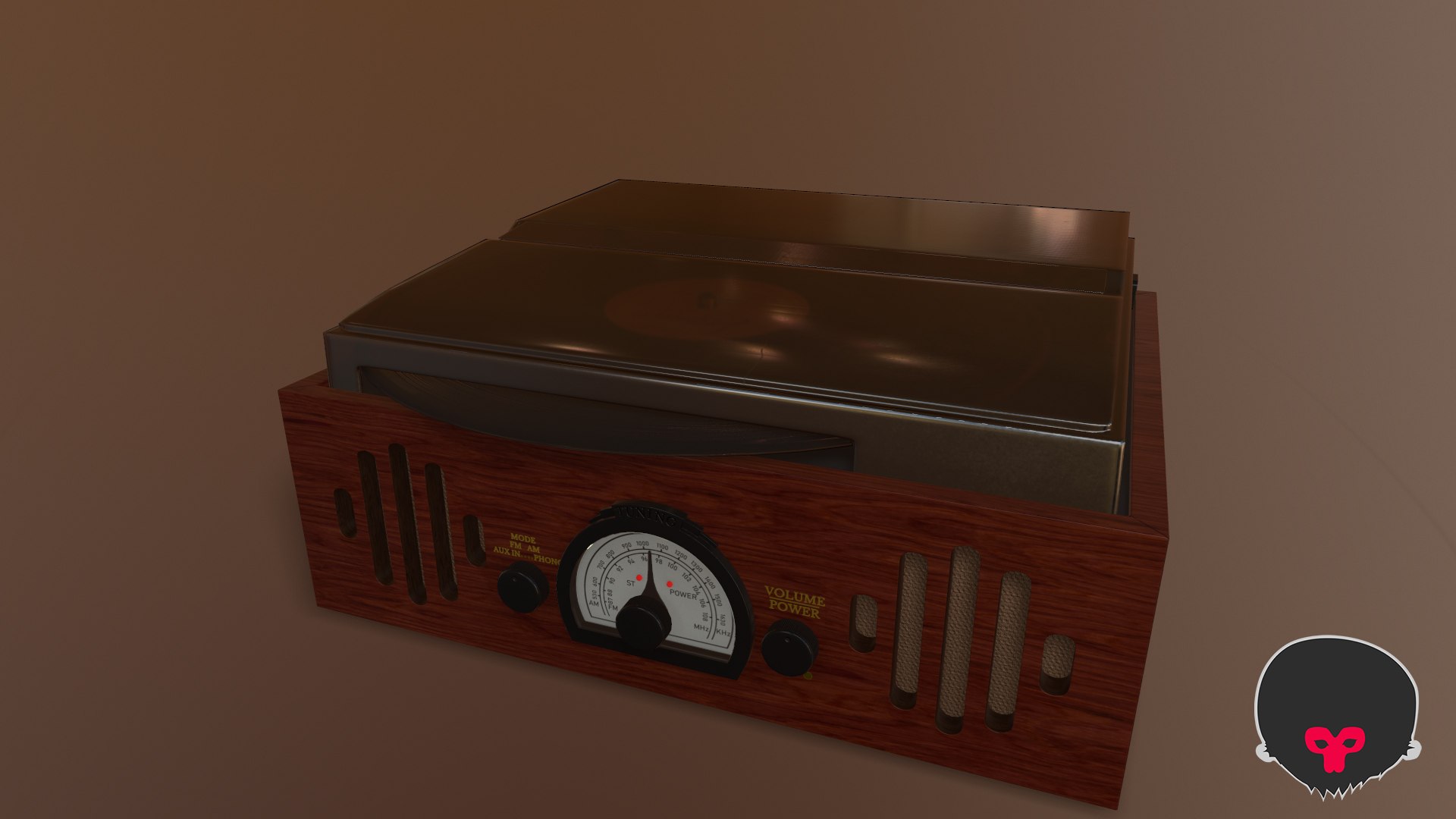 Vinyl Player 3D Model - TurboSquid 1321719