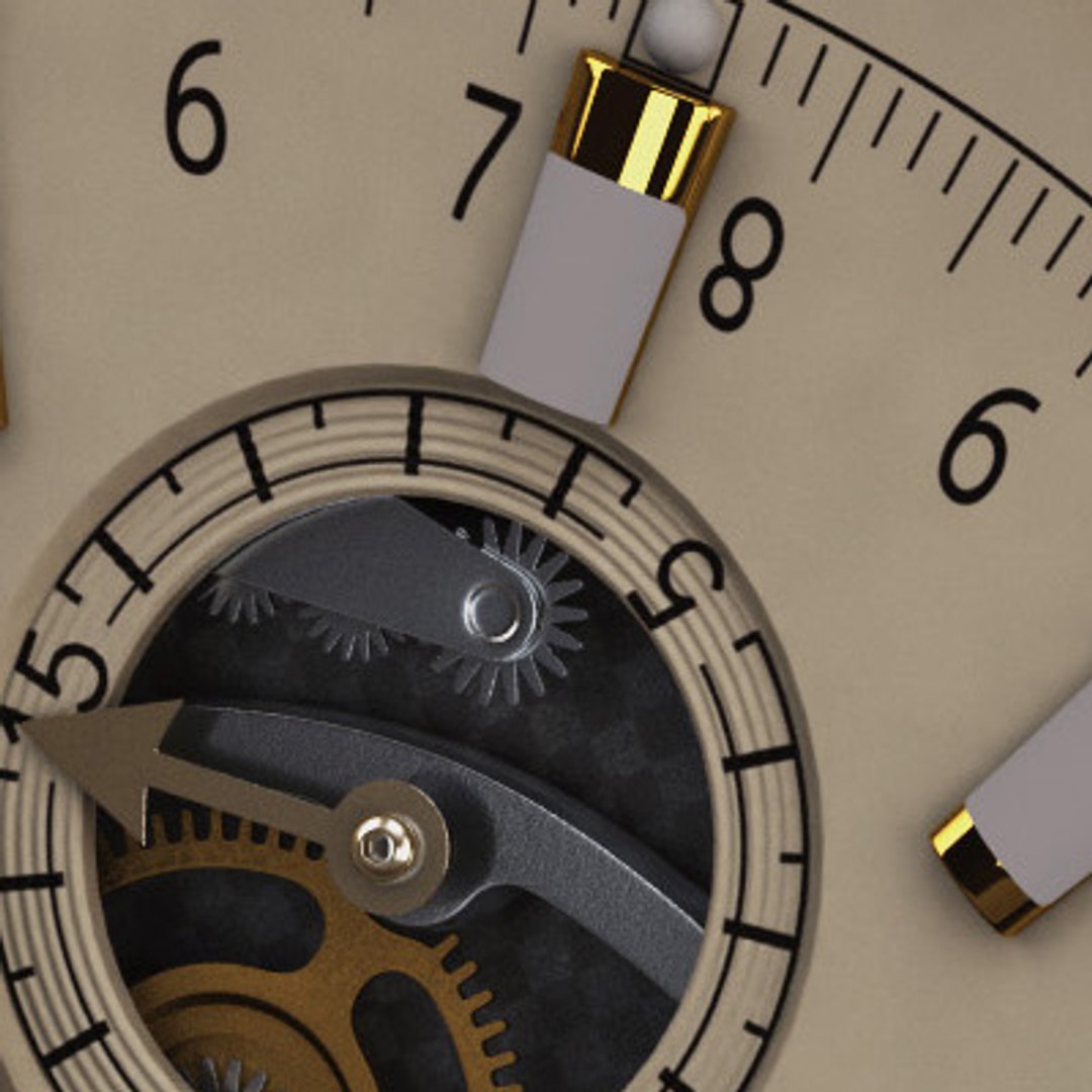 breitling tourbillon watch 3d model