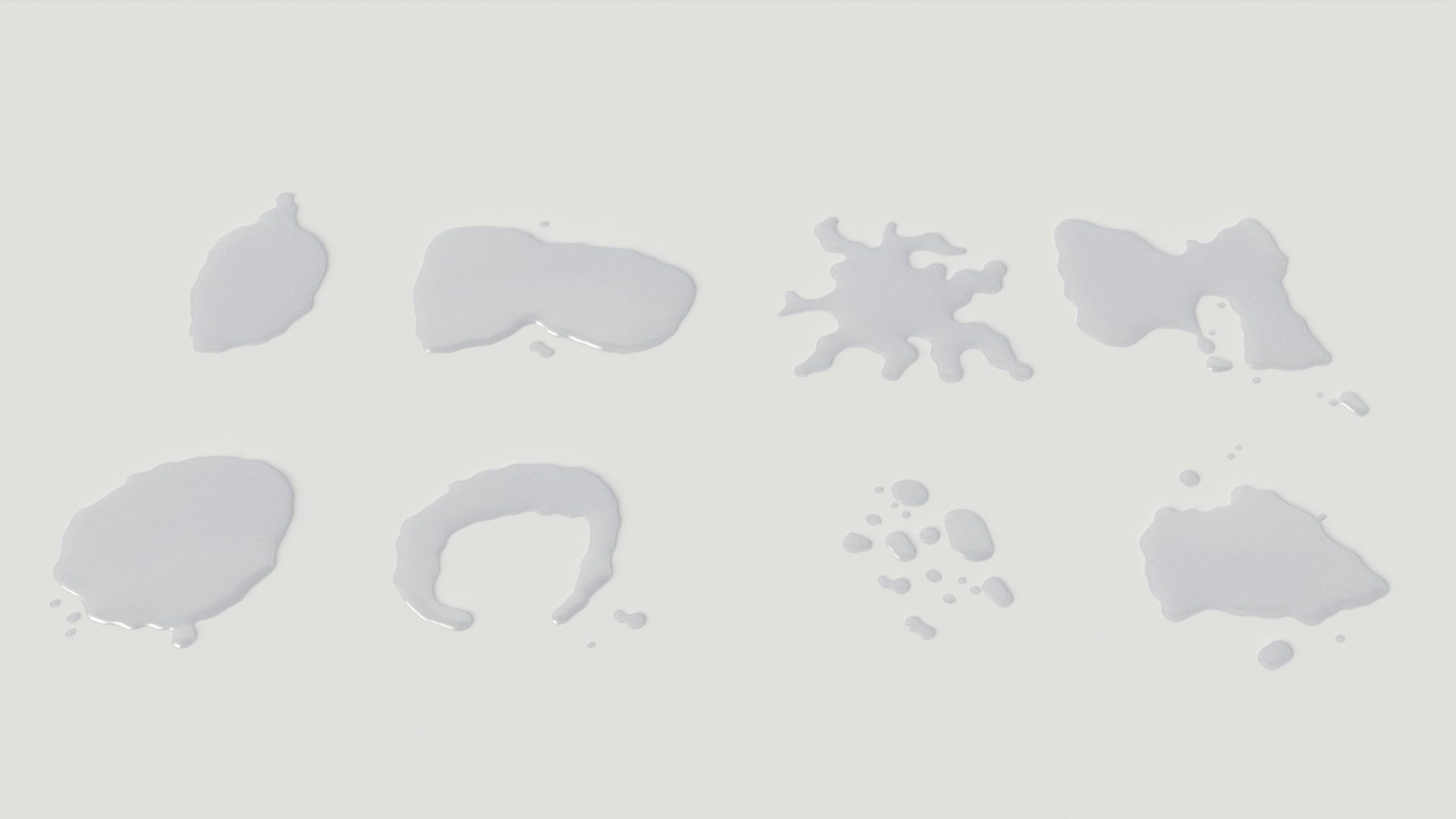 Water Puddles Collection 3D - TurboSquid 1834717