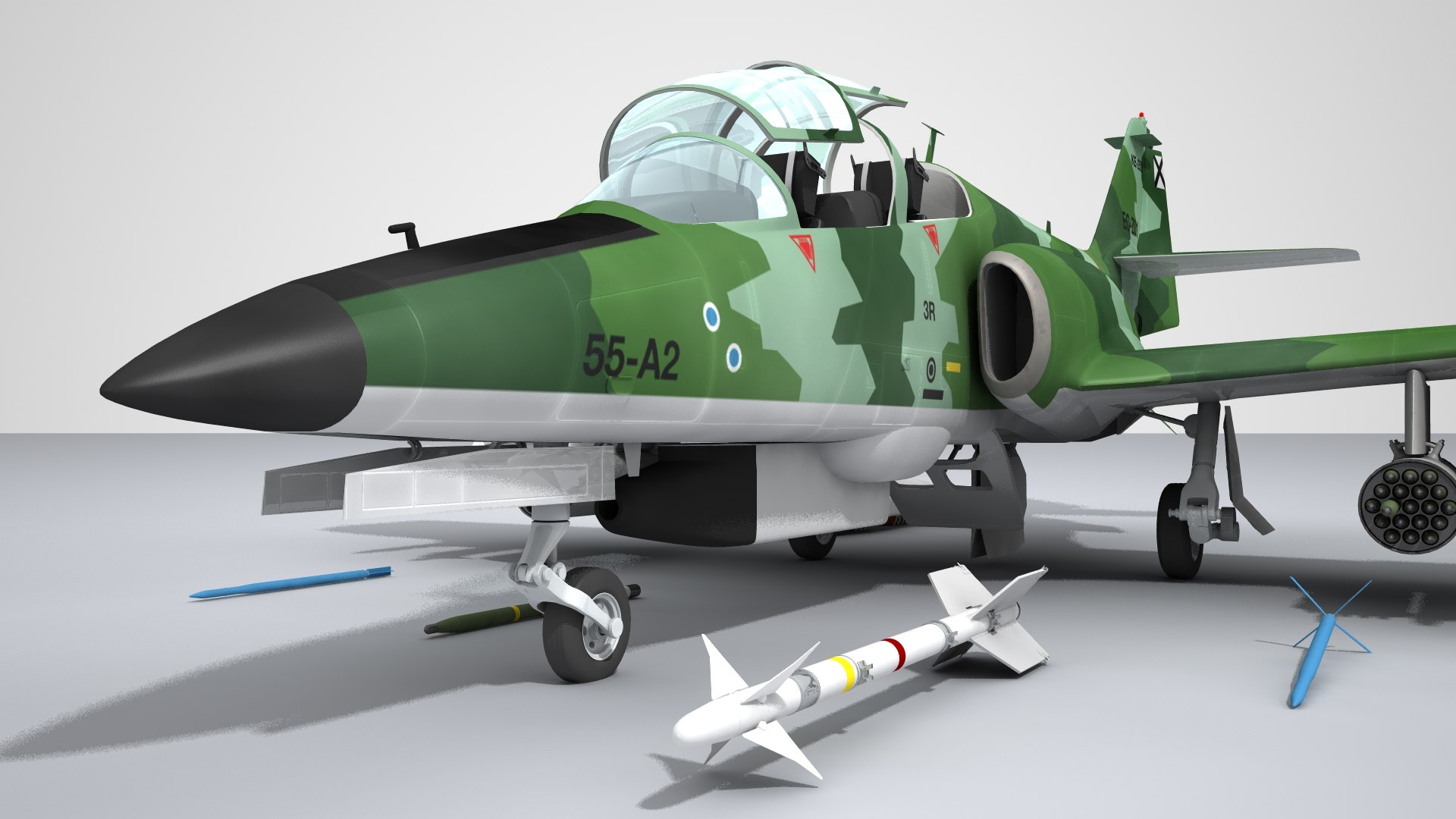 3D CASA C-101 CC Aviojet Model - TurboSquid 1723368