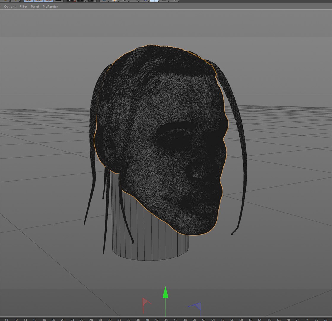 Travis SCOTT Head Model - TurboSquid 1786849