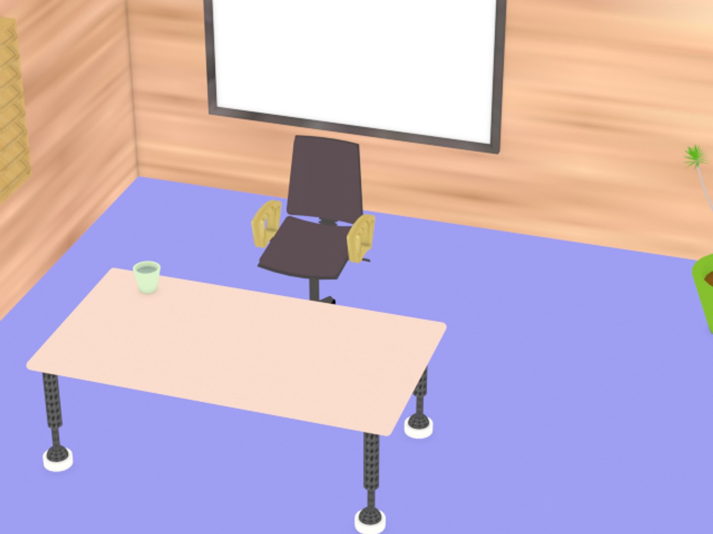 Free Office Room 3D Model - TurboSquid 1403564