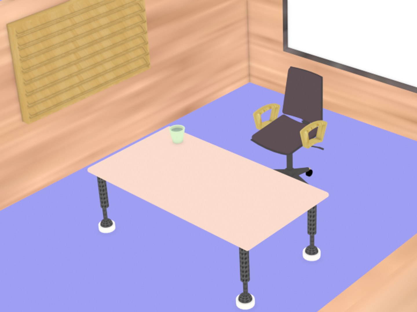 Free Office Room 3D Model - TurboSquid 1403564