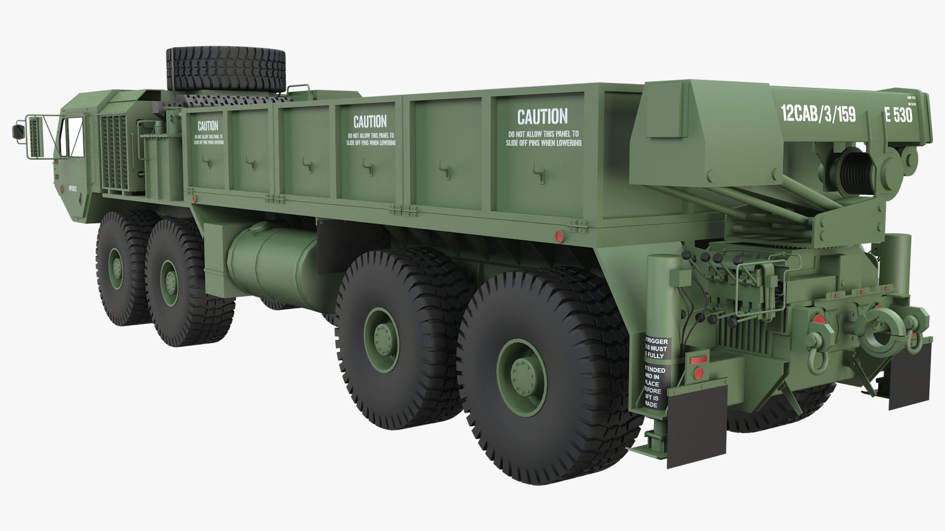 HEMTT Heavy Mobility Tactical Cargo Truck 3D Model - TurboSquid 1931276