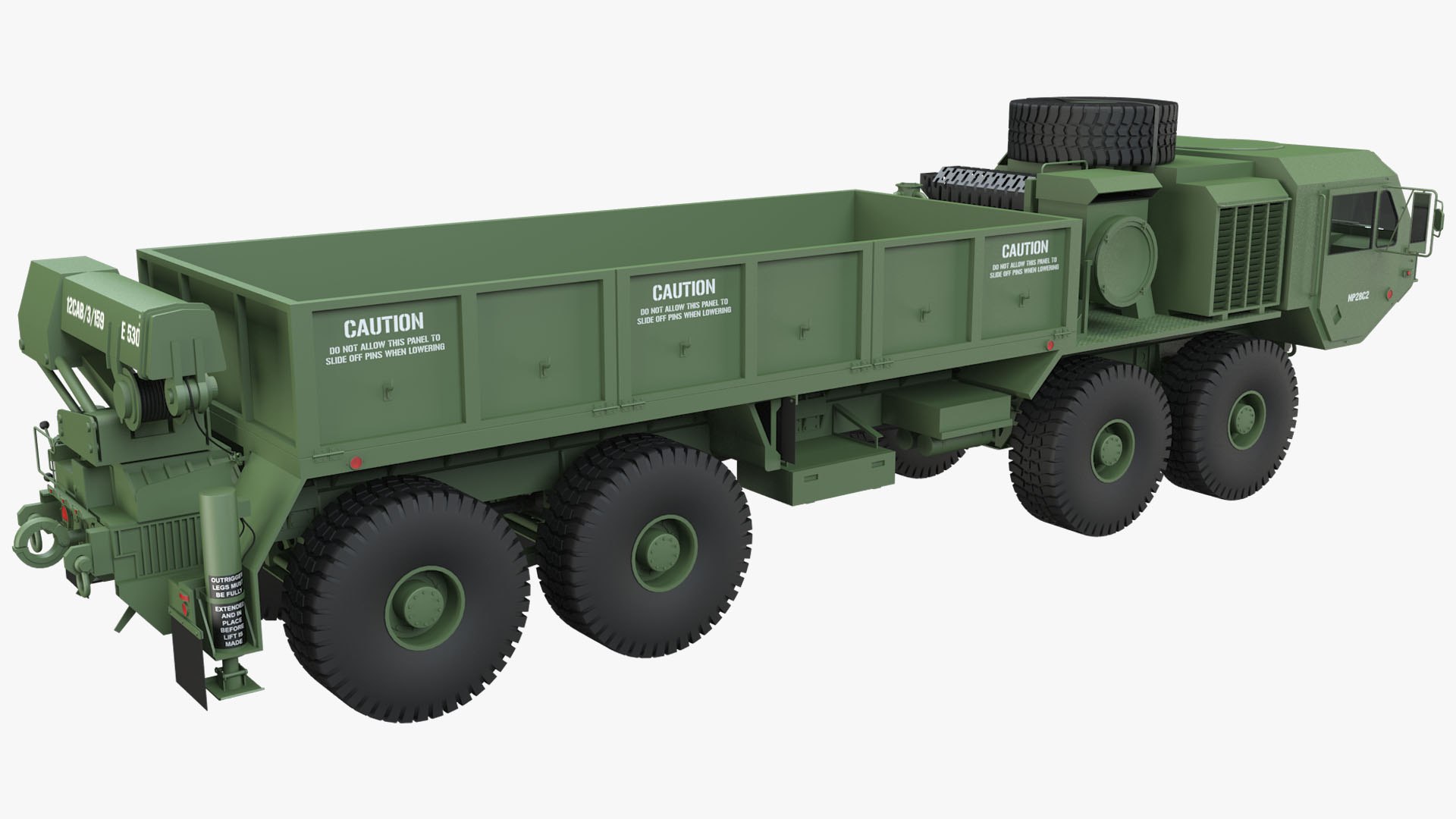 HEMTT Heavy Mobility Tactical Cargo Truck 3D Model - TurboSquid 1931276