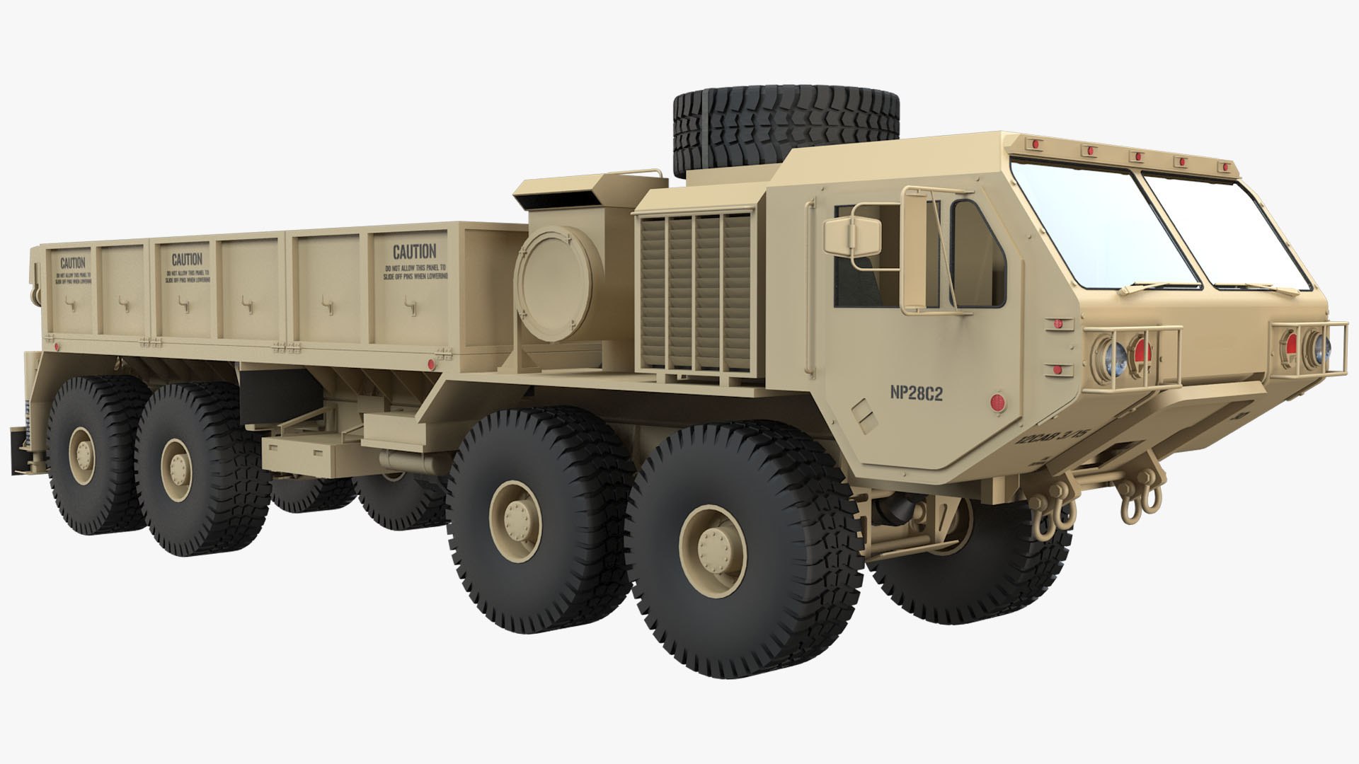 HEMTT Heavy Mobility Tactical Cargo Truck 3D Model - TurboSquid 1931276