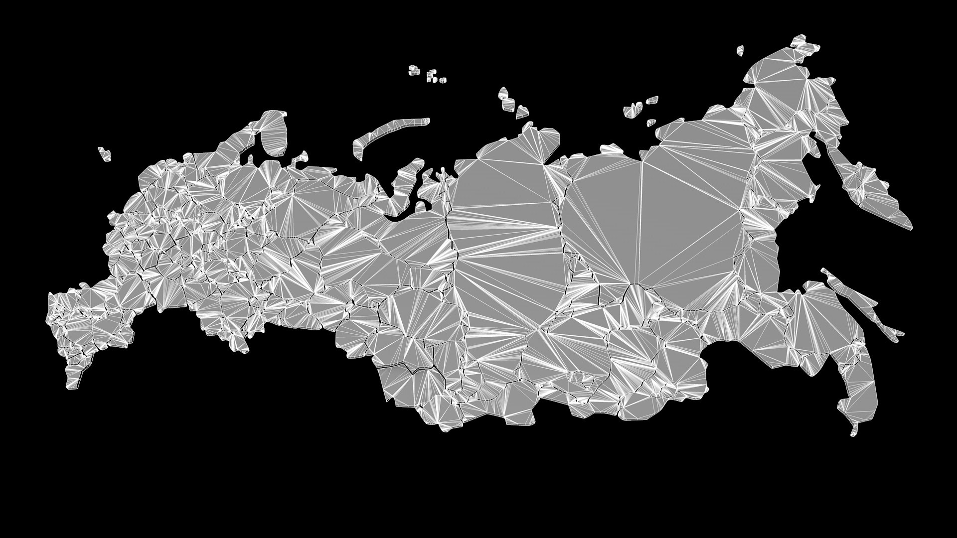 Russian Federation Map 3D Model - TurboSquid 2074207