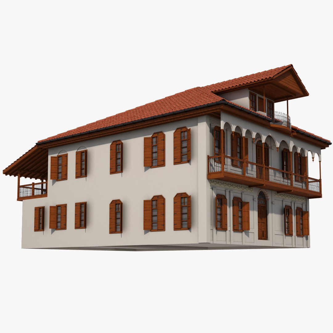 3d Traditional Ottoman House Adana