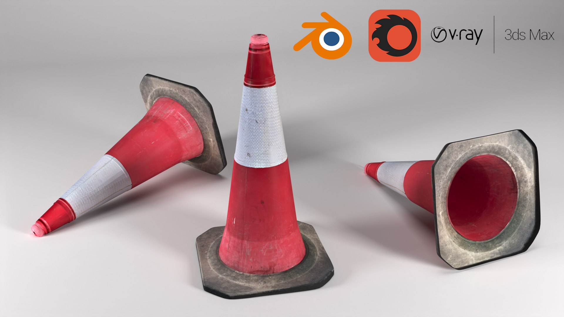 3D Photorealistic Traffic Cone Model - TurboSquid 1913891