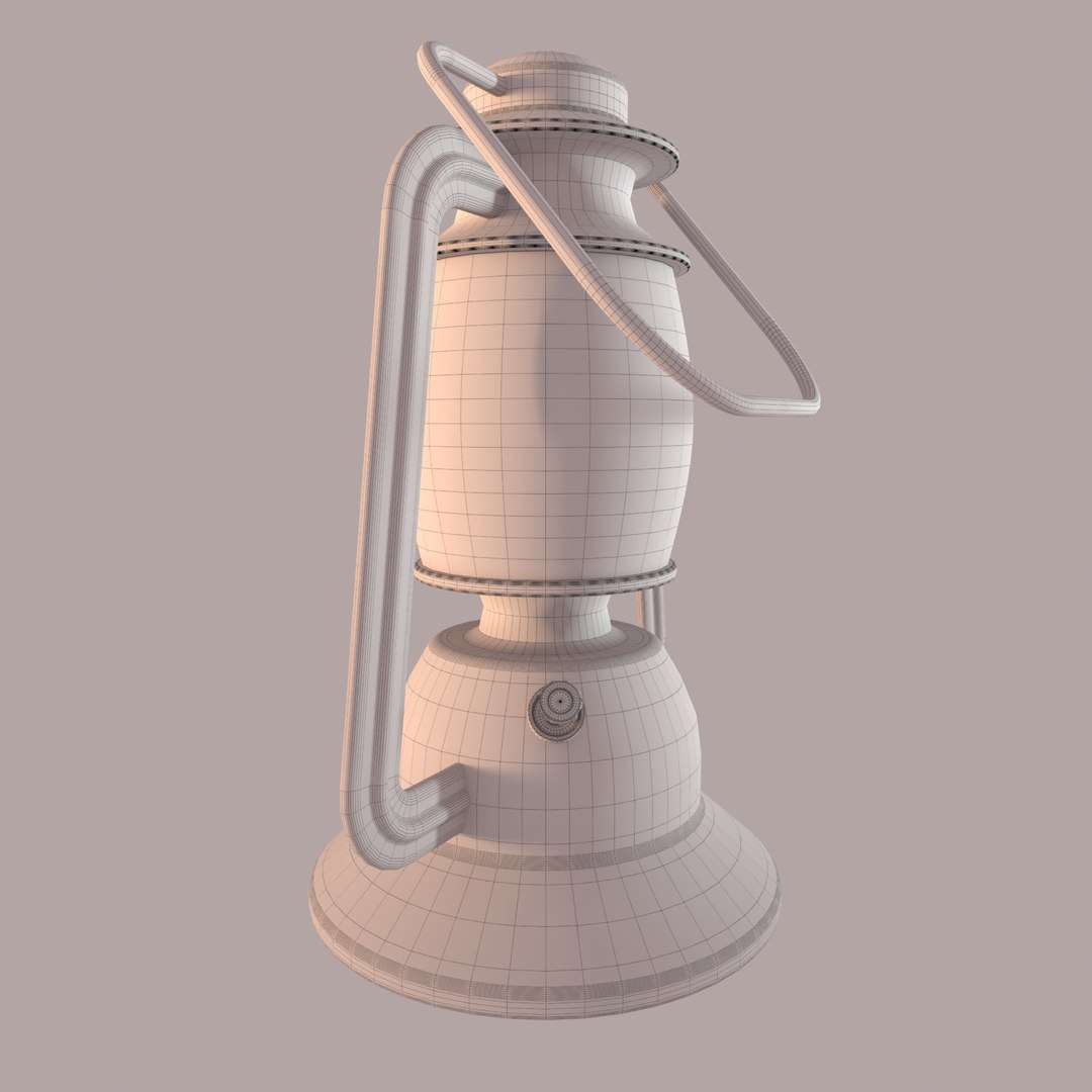 3D Old Lantern Model - TurboSquid 1980925