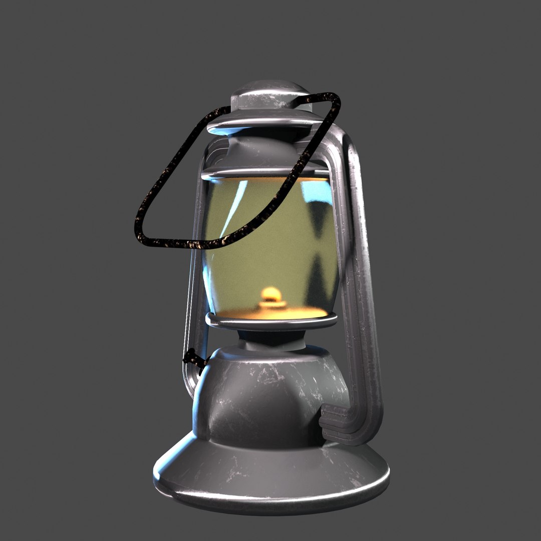 3D Old Lantern Model - TurboSquid 1980925