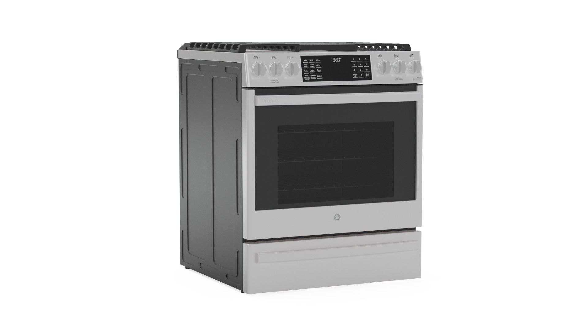 3D GE ProfileDual Fuel Range P2S930YPFS - TurboSquid 2275488