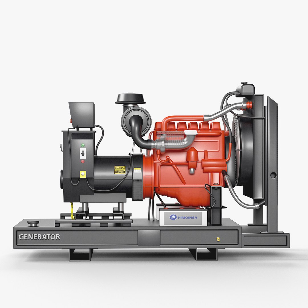 3D Diesel Generator - TurboSquid 1182058