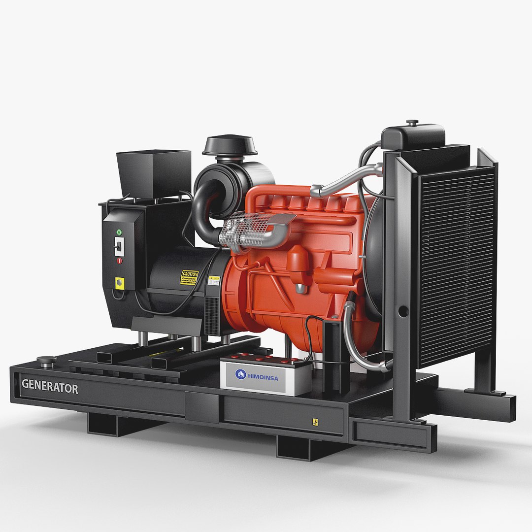 3D Diesel Generator - TurboSquid 1182058