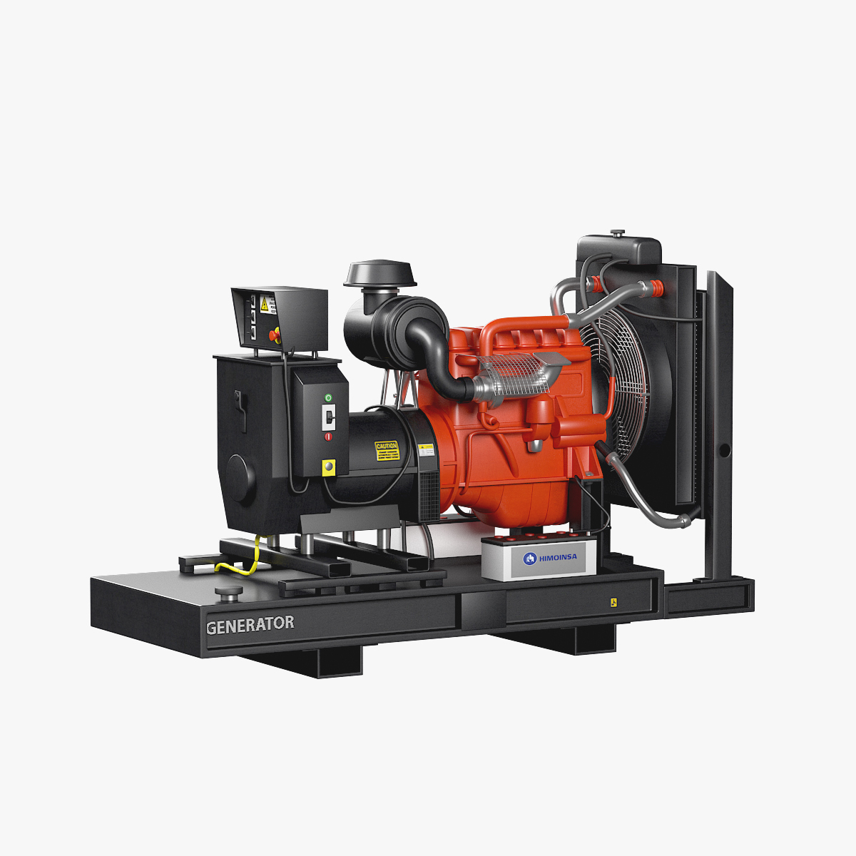 modelo 3d Generador de diesel - TurboSquid 1182058