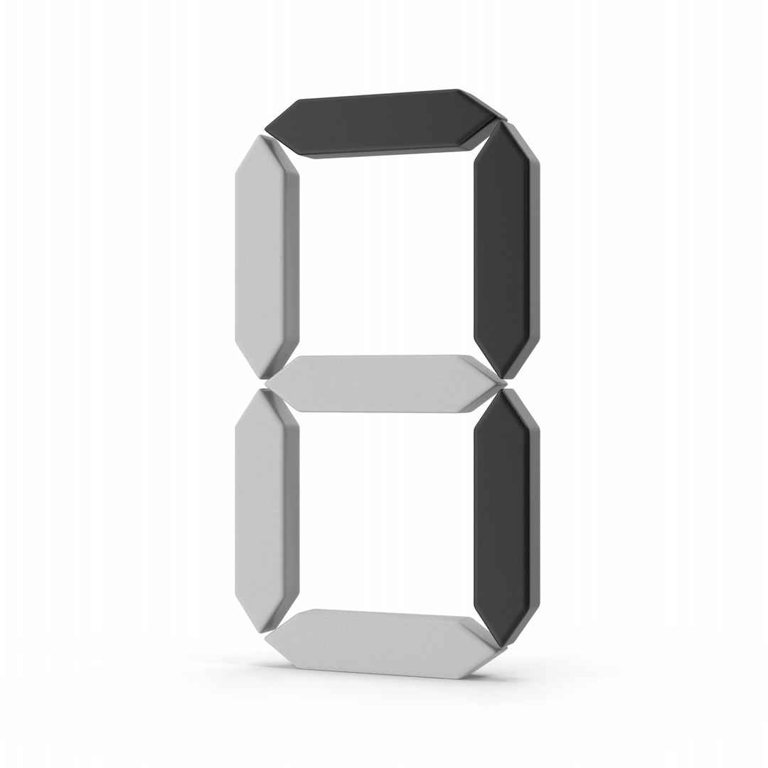 3D Calculator Number 7 - TurboSquid 2132771