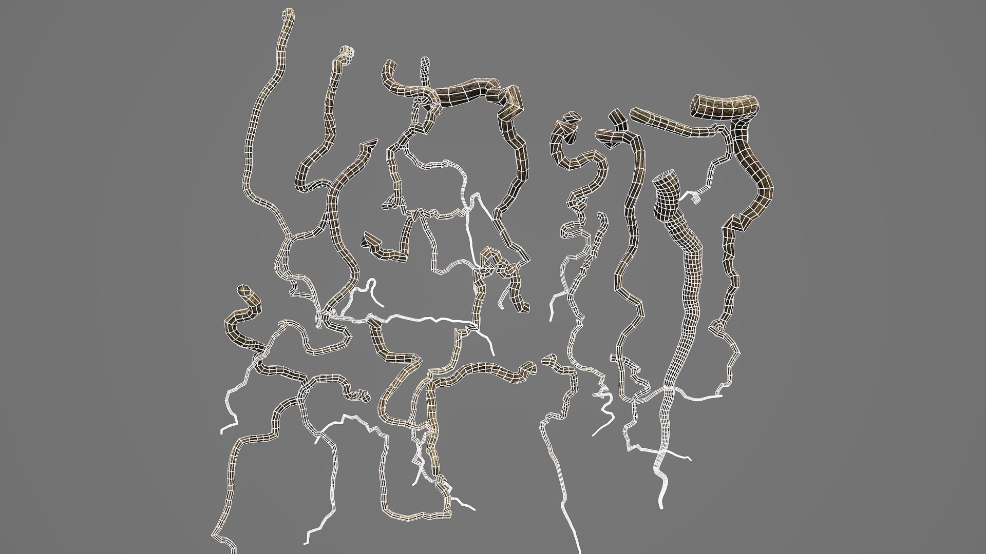 Tree Roots V7 PBR Model - TurboSquid 2381874