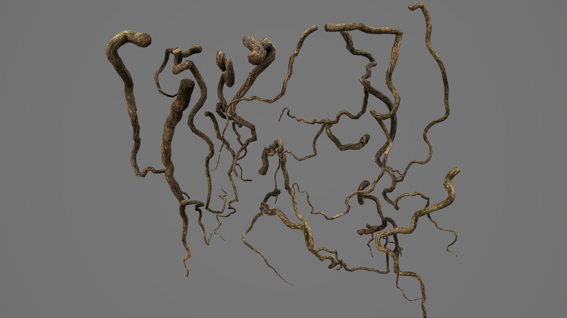 Tree Roots V7 PBR Model - TurboSquid 2381874