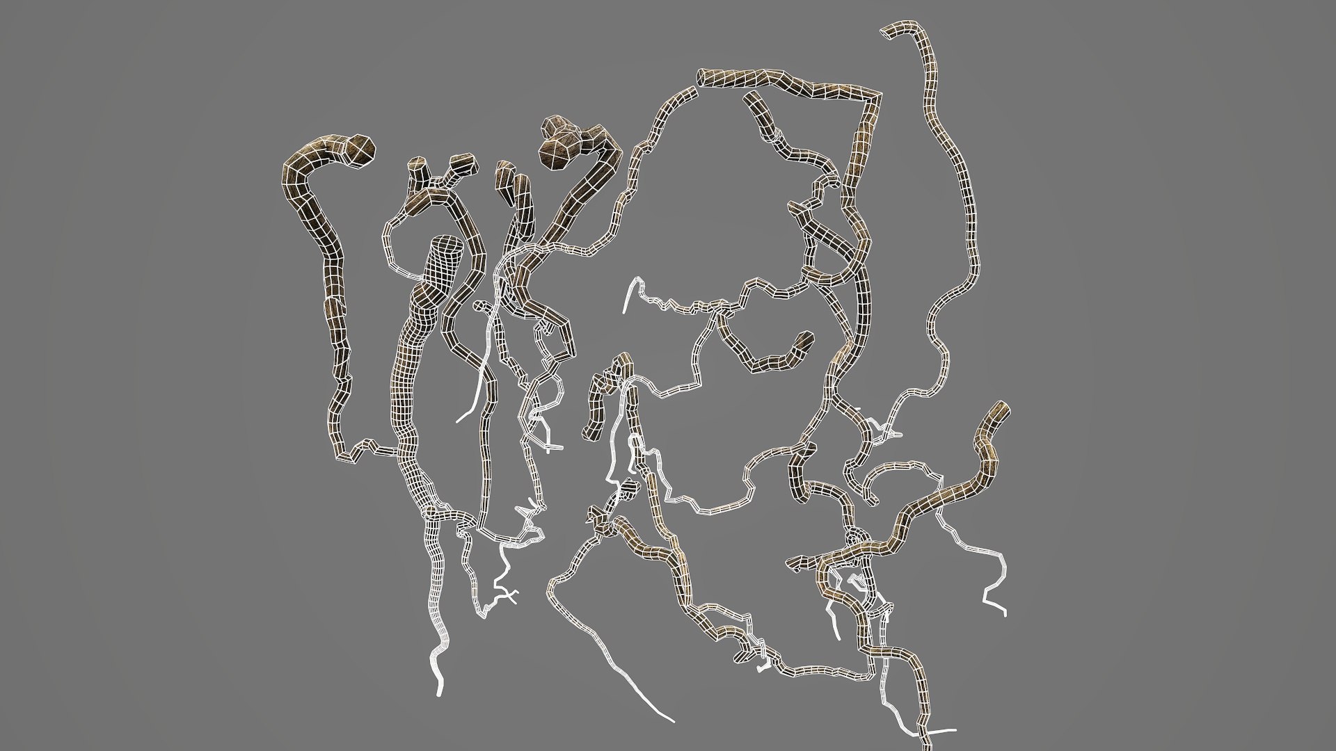 Tree Roots V7 PBR Model - TurboSquid 2381874