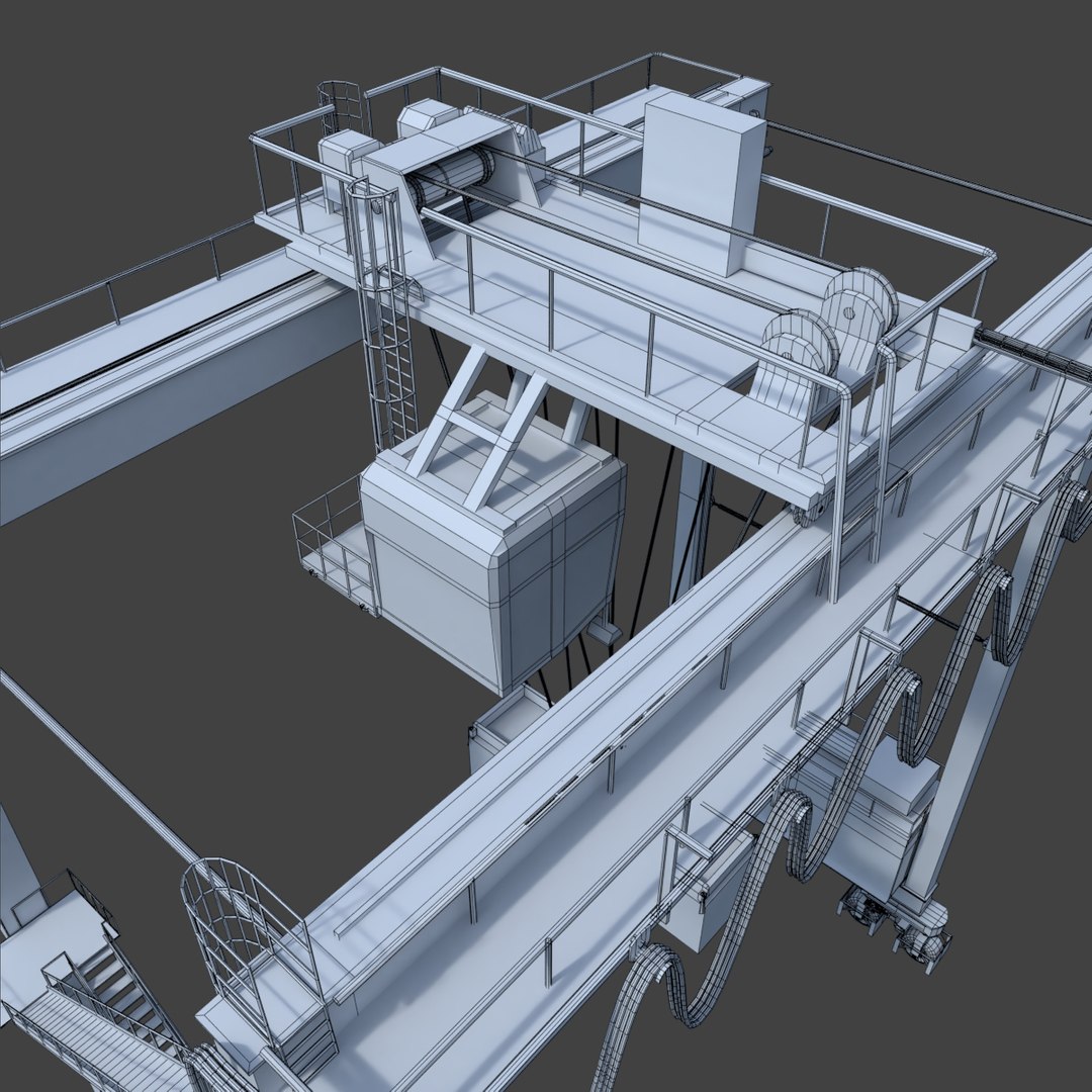 3D rtg crane model - TurboSquid 1217291