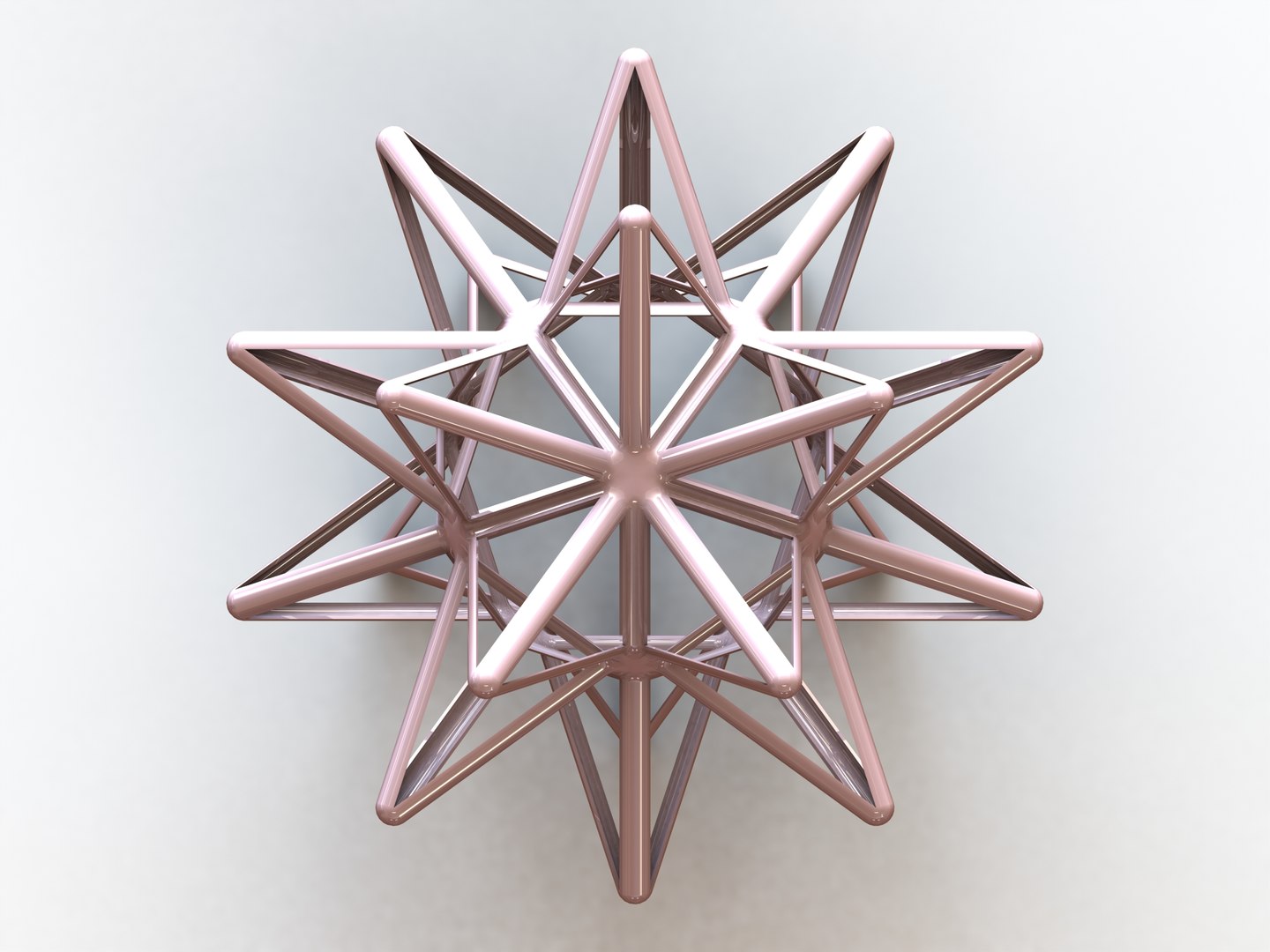 Wireframe Shape Great Stellated Dodecahedron 3D Model - TurboSquid 2175997