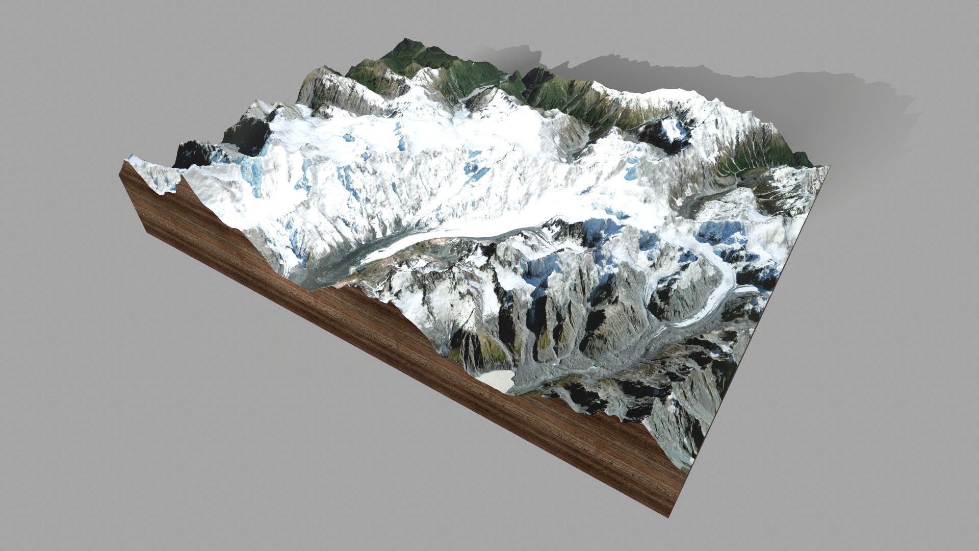 Mountain Landscape Southern Alps 3D Model - TurboSquid 1673793