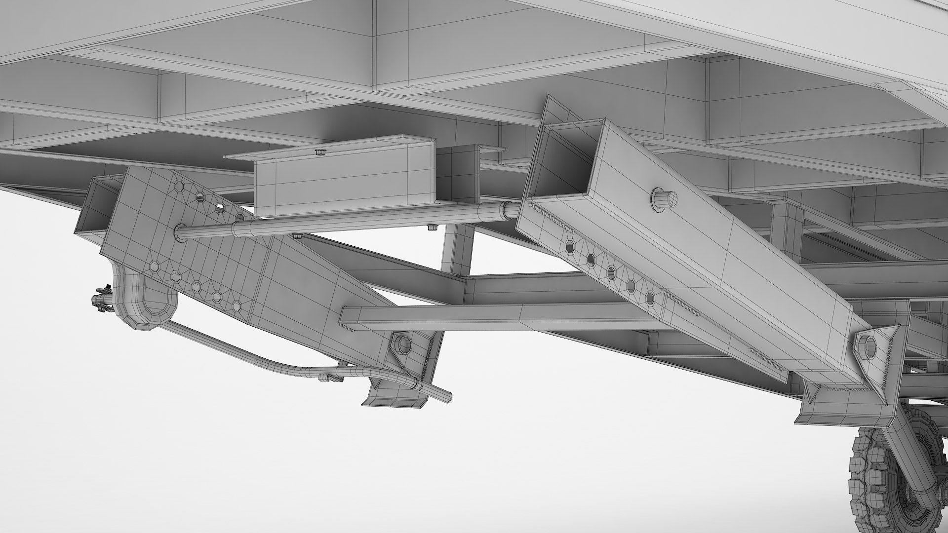 Trailer Loading Dock Forklift Ramp 01 3D Model - TurboSquid 2259300