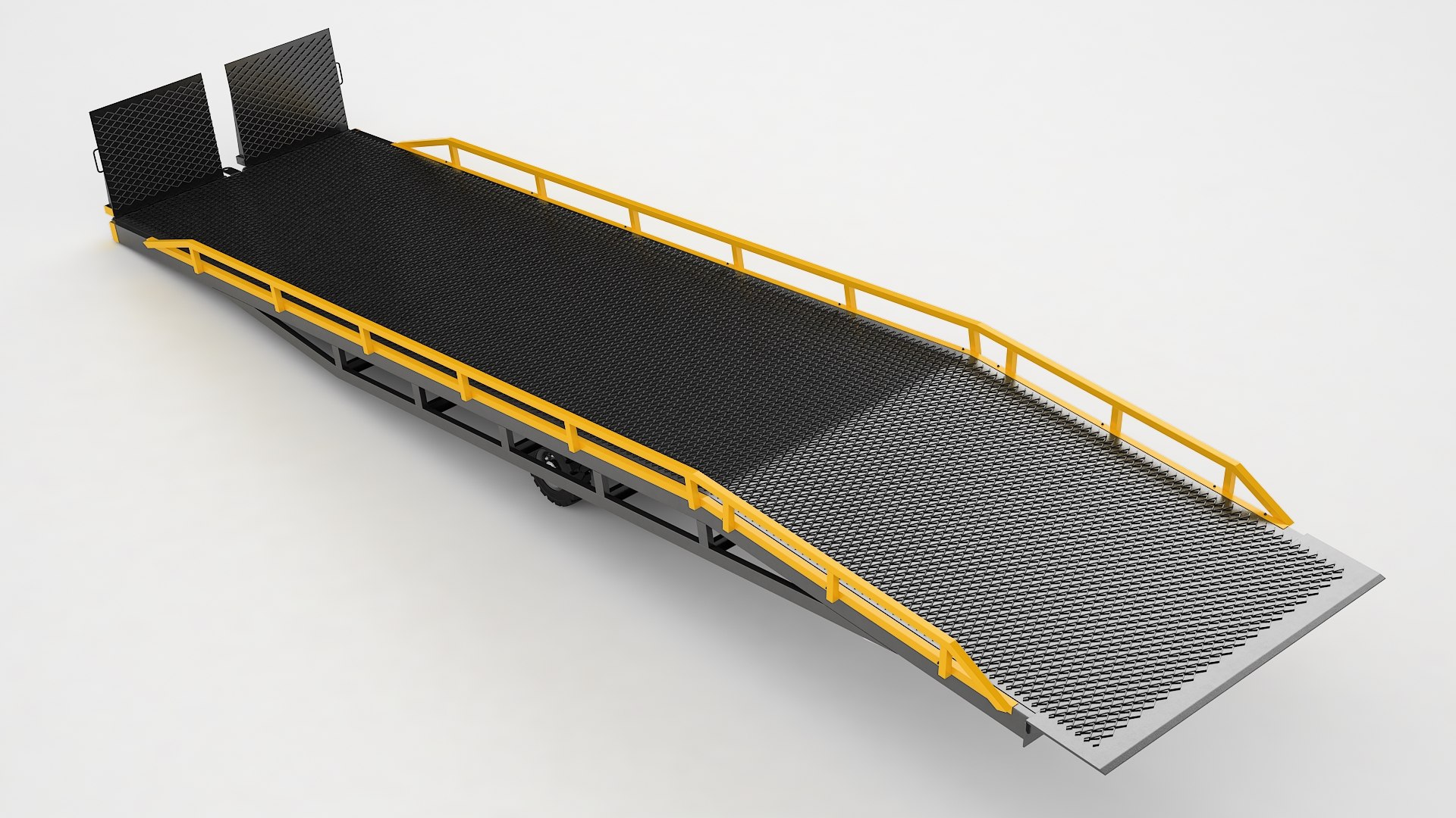 Trailer Loading Dock Forklift Ramp 01 3D Model - TurboSquid 2259300