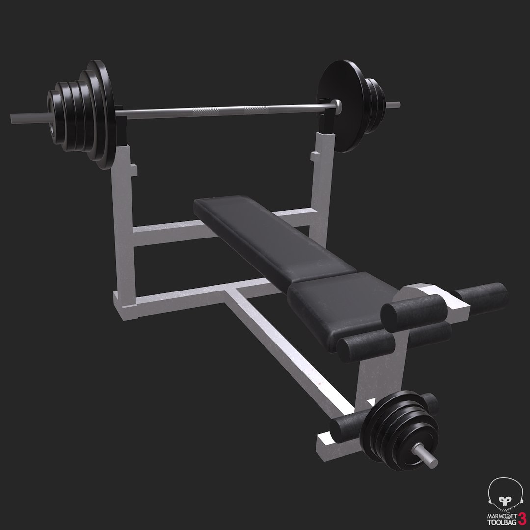 Weight bench 3D model - TurboSquid 1393234