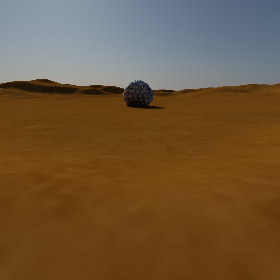3ds Max Structure Desert Thing Landscape