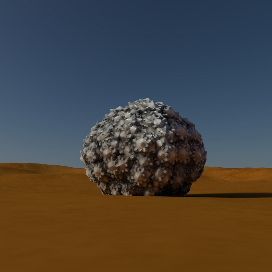 3ds Max Structure Desert Thing Landscape