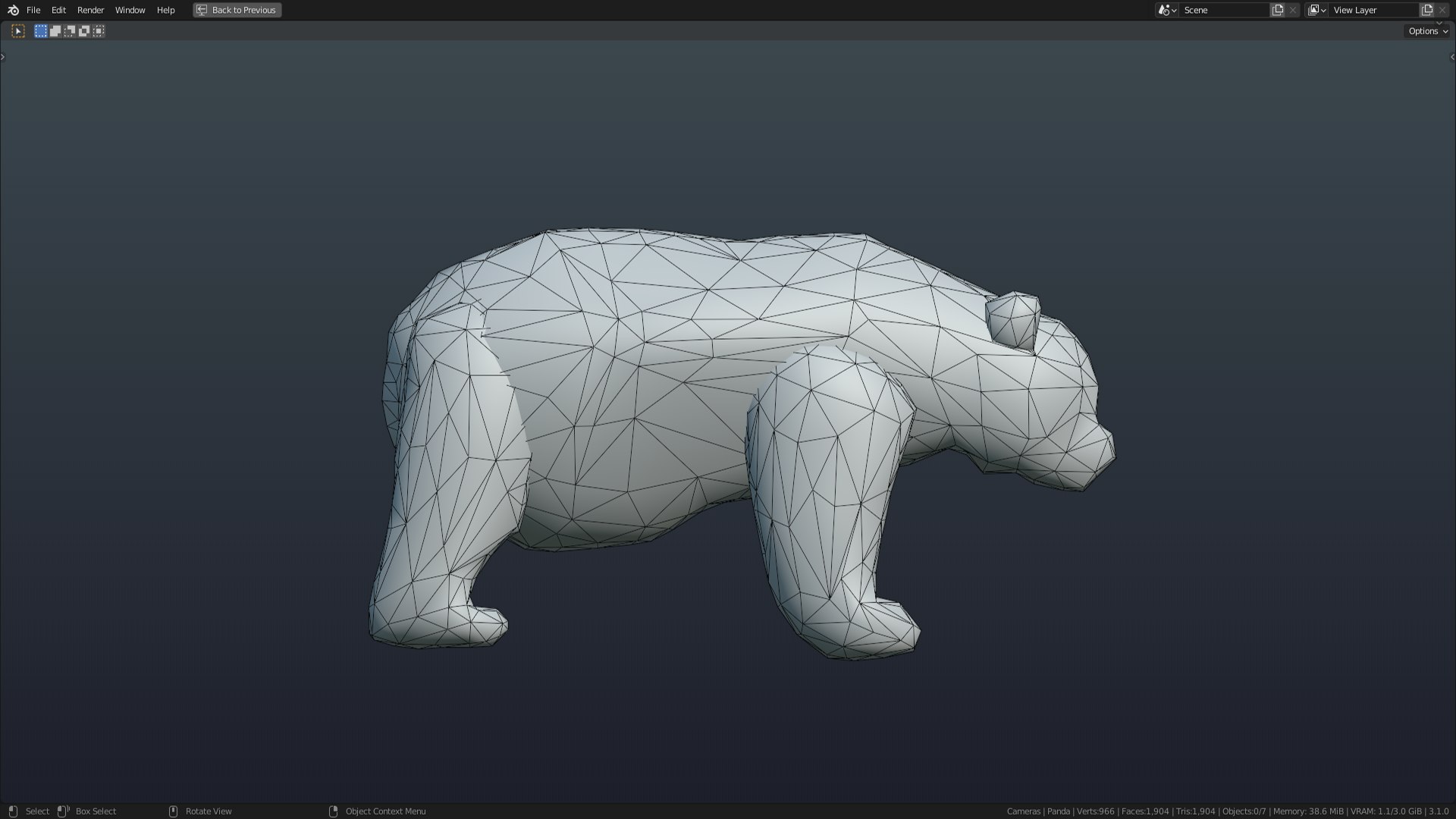 3D Low Poly Panda Rigged With Realistic Texture Model - TurboSquid 1876149
