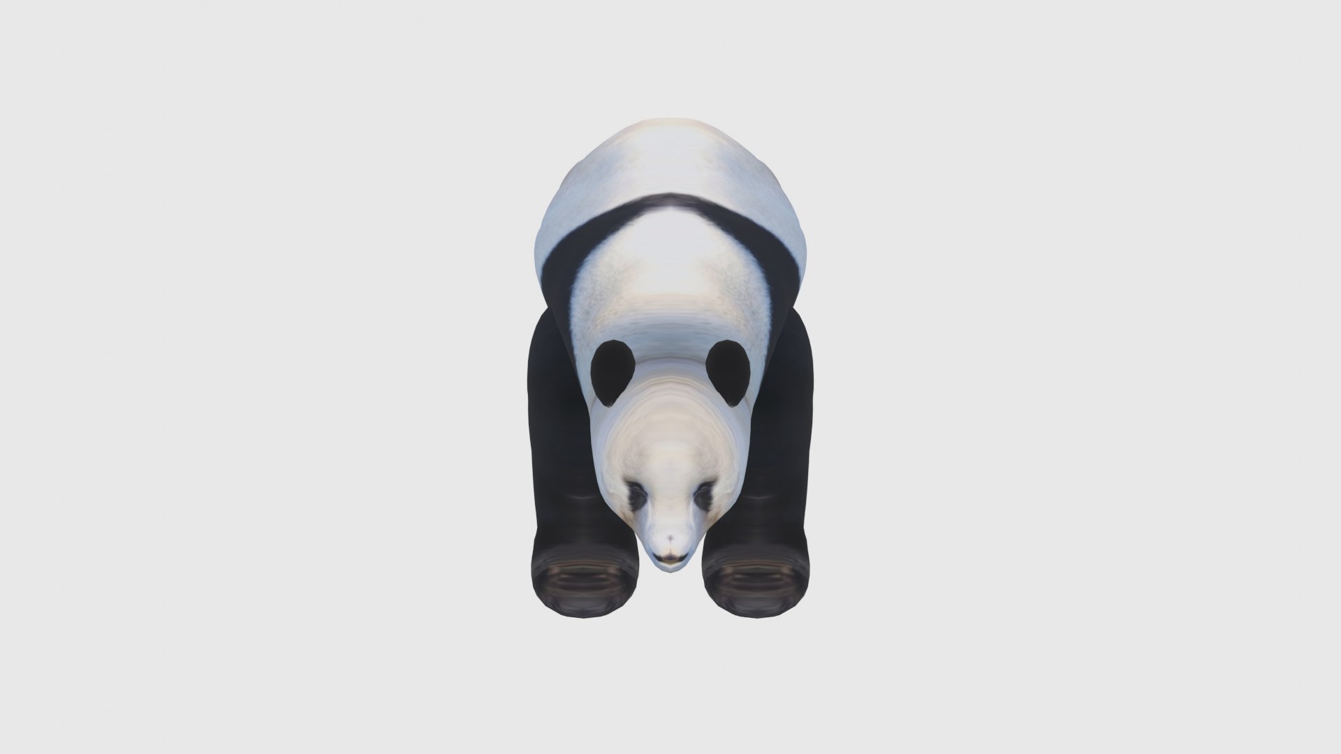 3D Low Poly Panda Rigged With Realistic Texture Model - TurboSquid 1876149