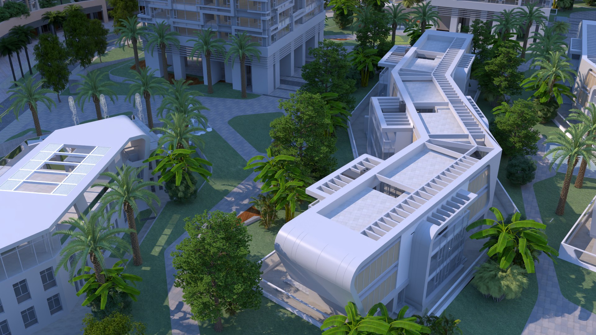 3D Model Shenzhen Merchants Shuangxi Garden - TurboSquid 2247150
