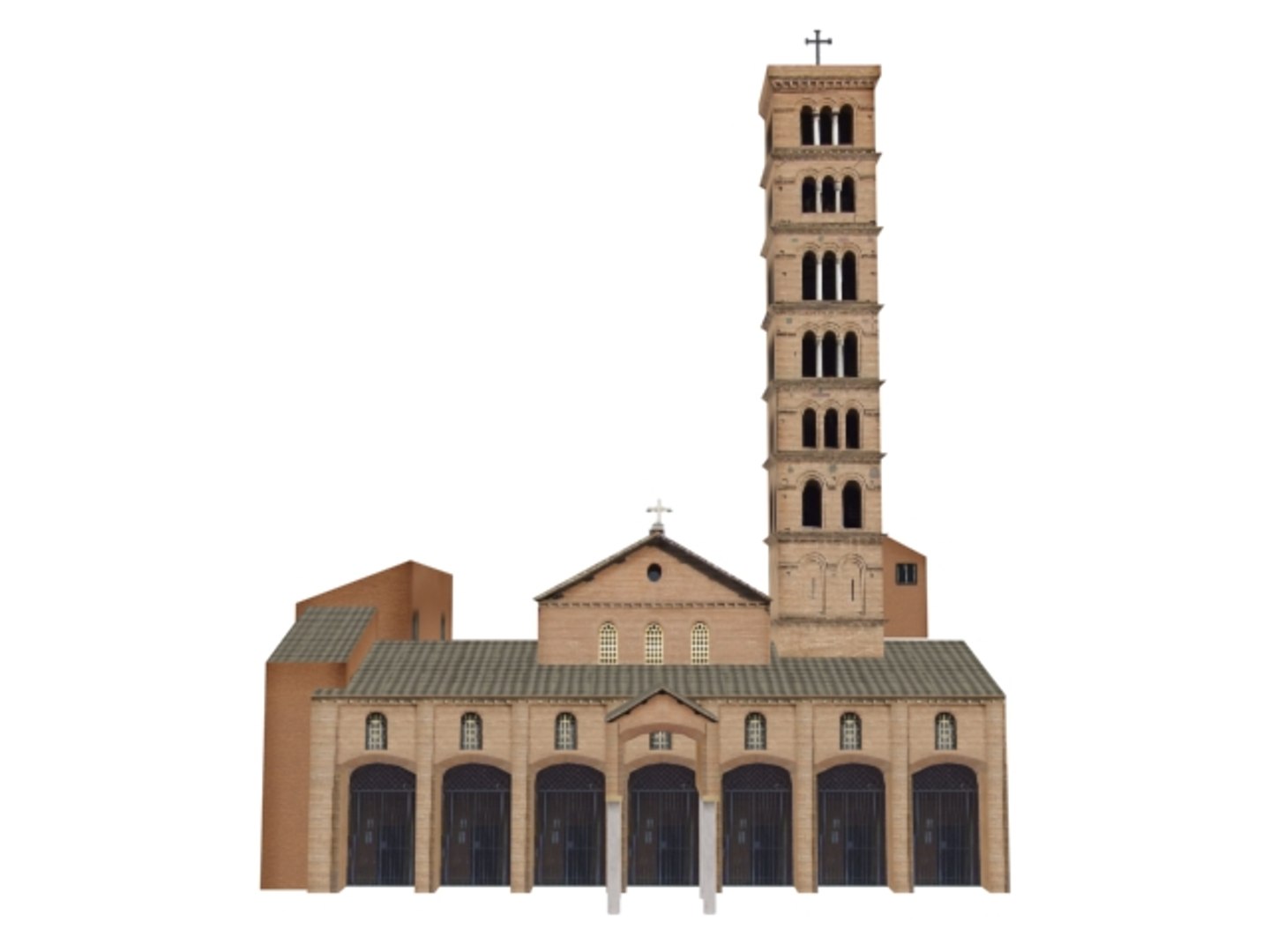 3d Model Church Vatican Building Structure