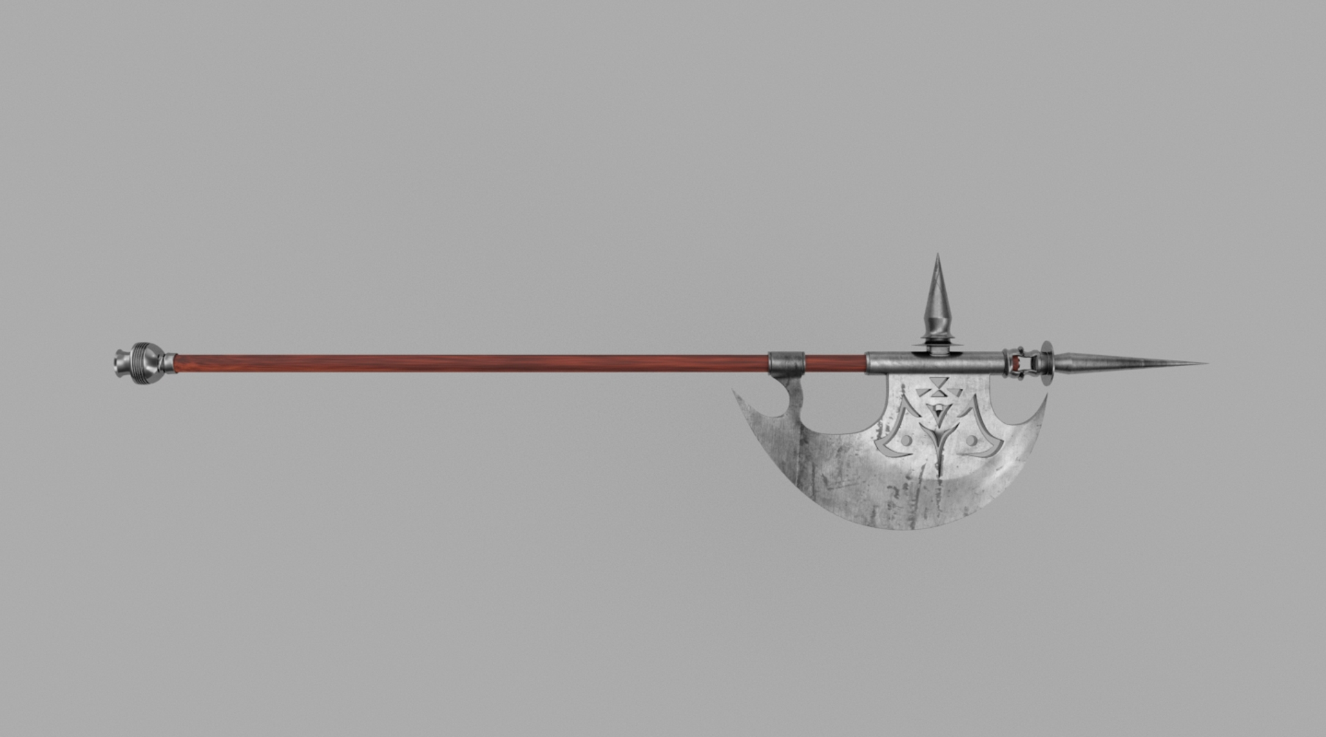 Halberd Weapon 3D Model - TurboSquid 1279654