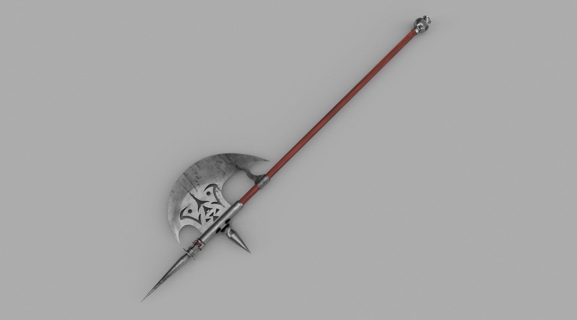 Halberd Weapon 3D Model - TurboSquid 1279654