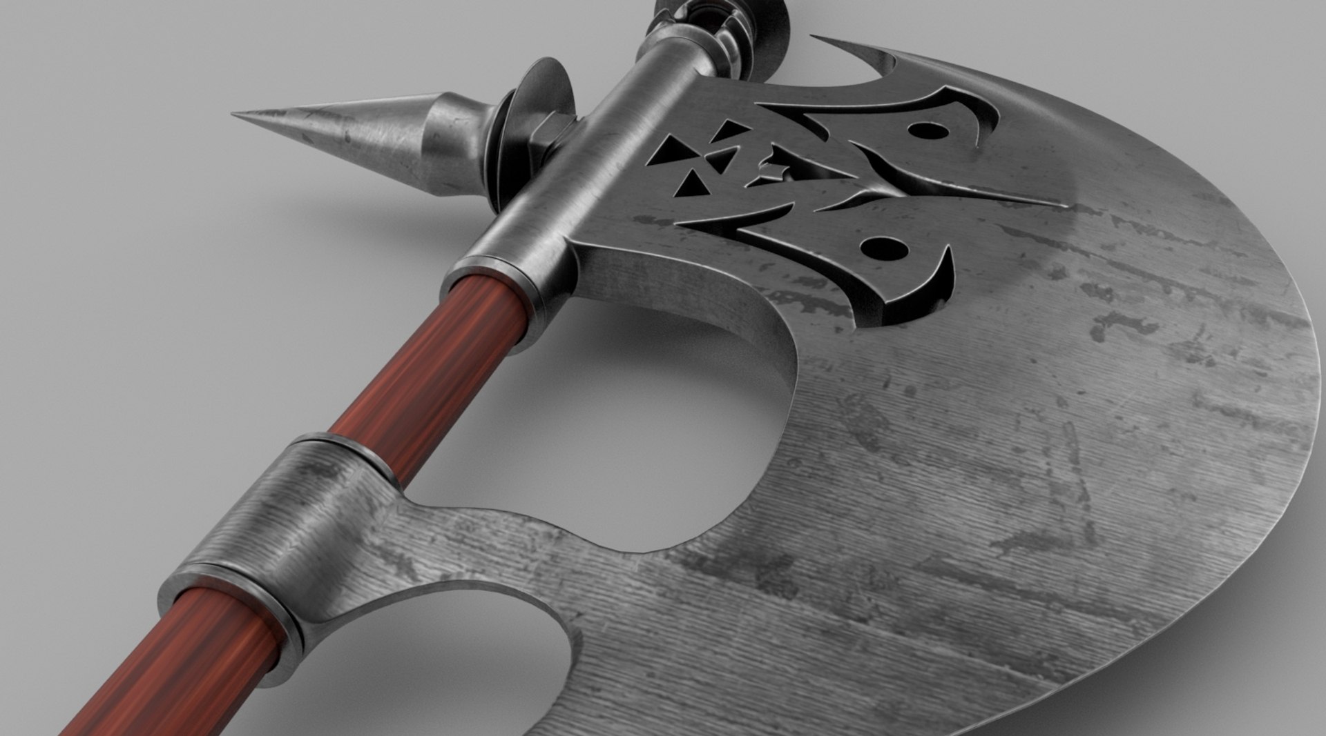 Halberd Weapon 3D Model - TurboSquid 1279654