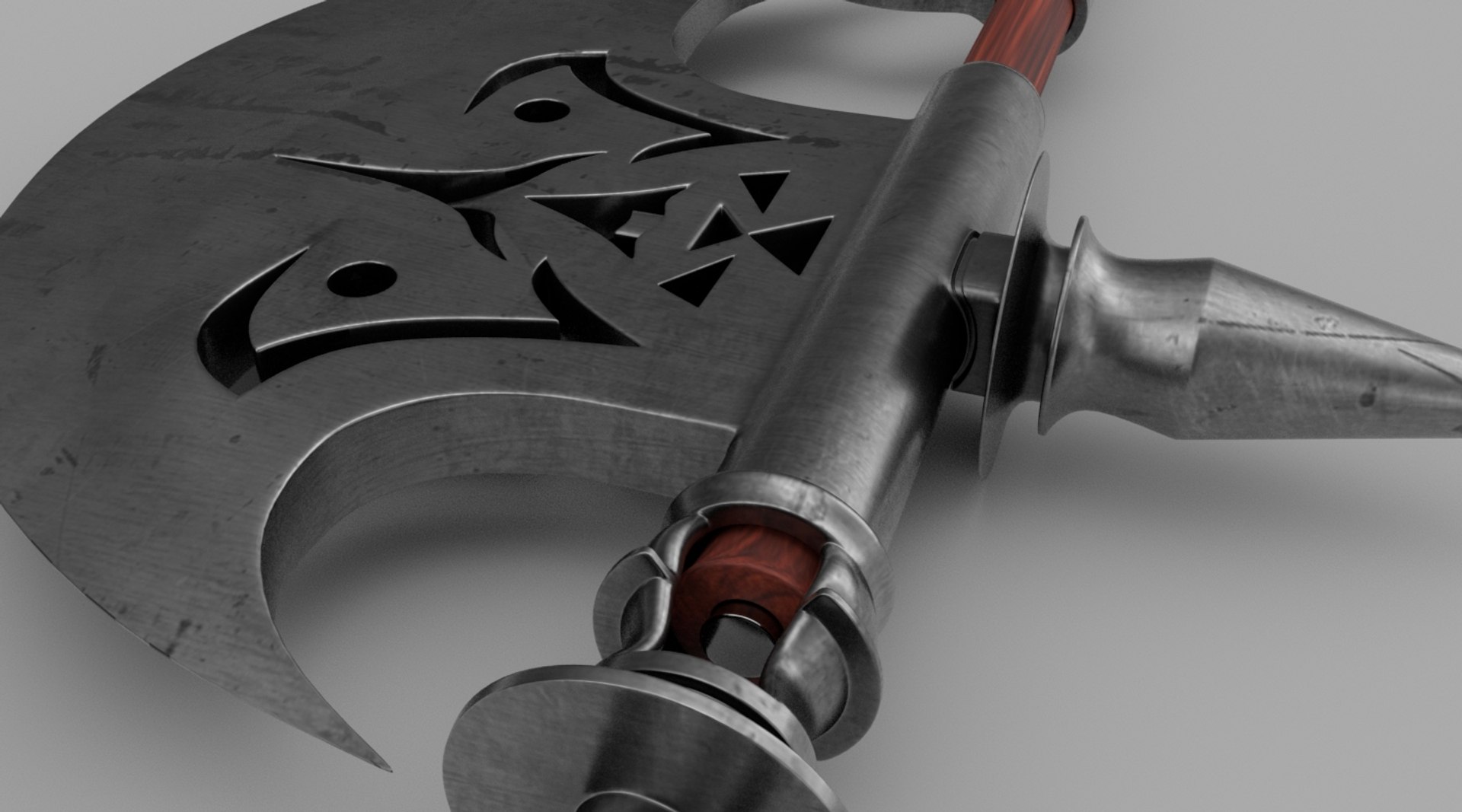 Halberd Weapon 3D Model - TurboSquid 1279654