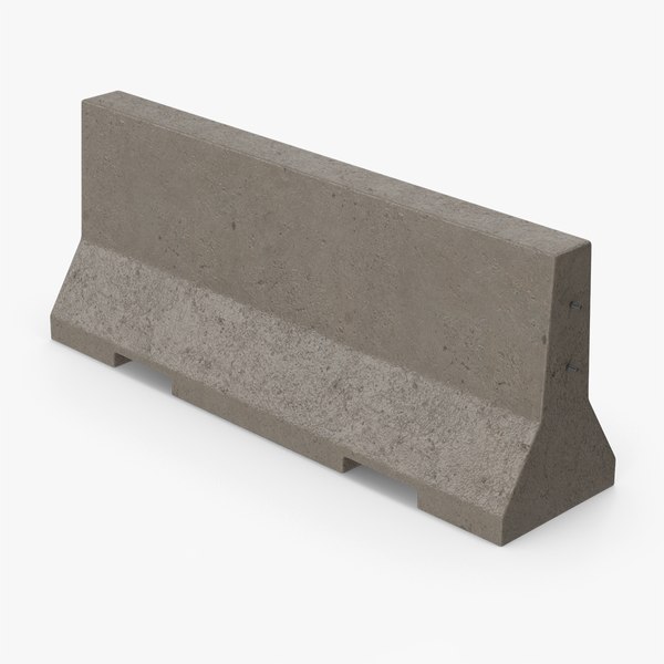 콘크리트 장벽 3D 모델 - TurboSquid 1929033