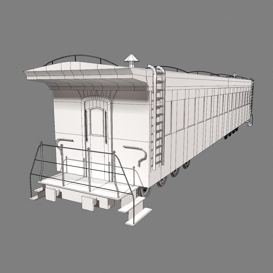 Passenger Wagon 3D Model - TurboSquid 1305072
