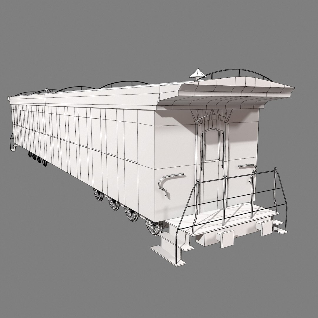 Passenger Wagon 3D Model - TurboSquid 1305072