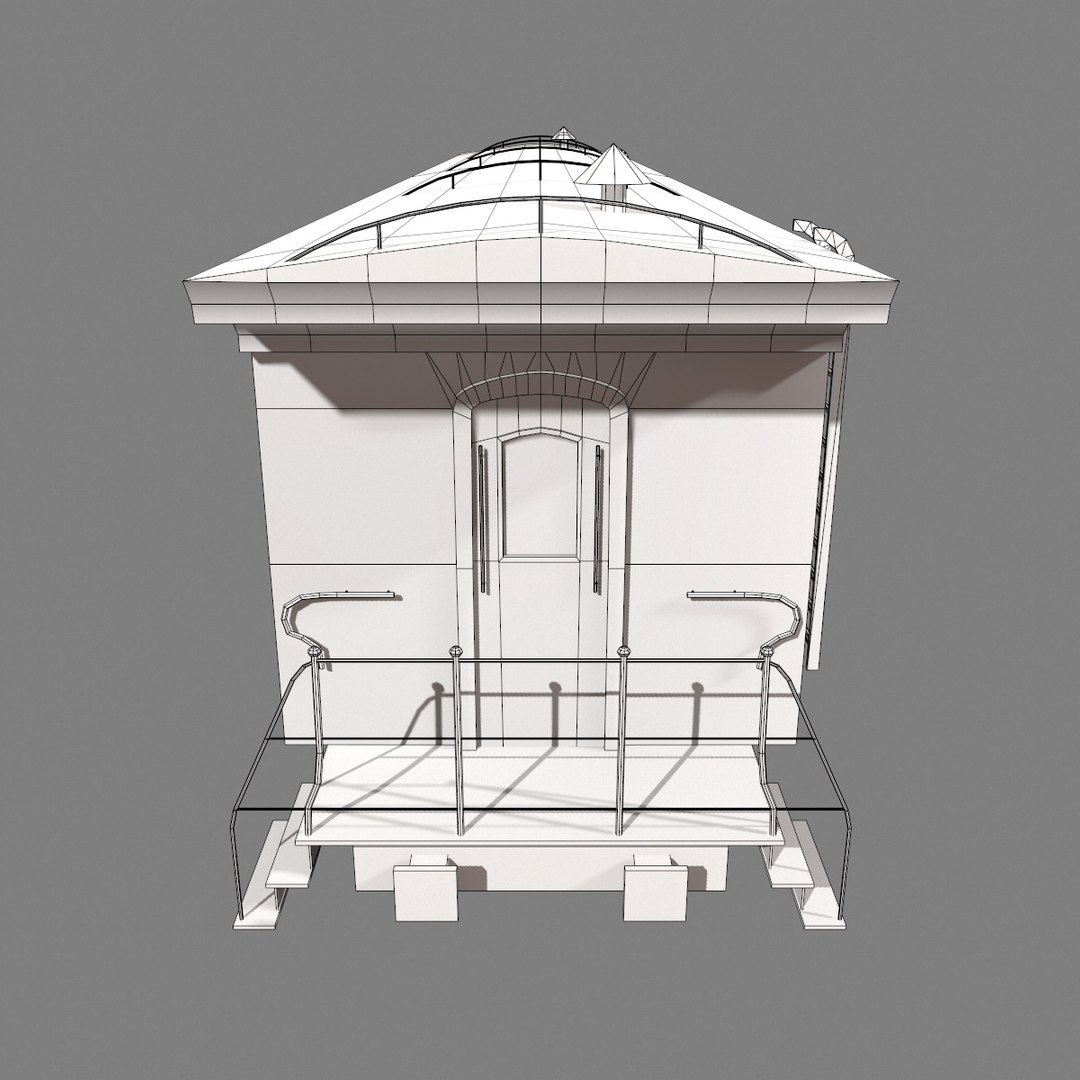 Passenger Wagon 3D Model - TurboSquid 1305072