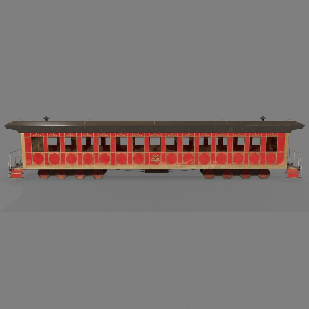 Passenger Wagon 3D Model - TurboSquid 1305072