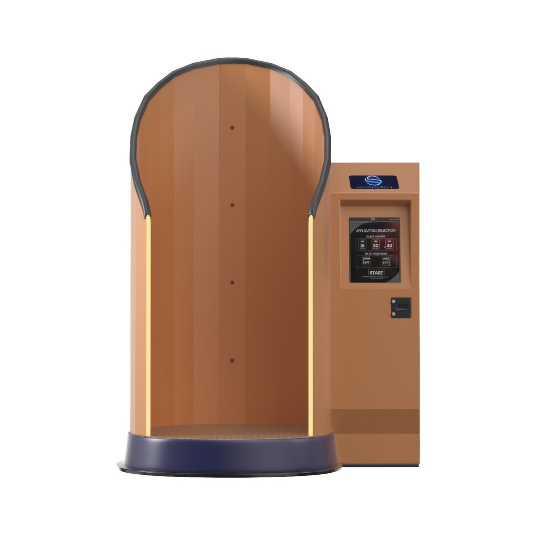 3D Sunscreen Booths - TurboSquid 2205642