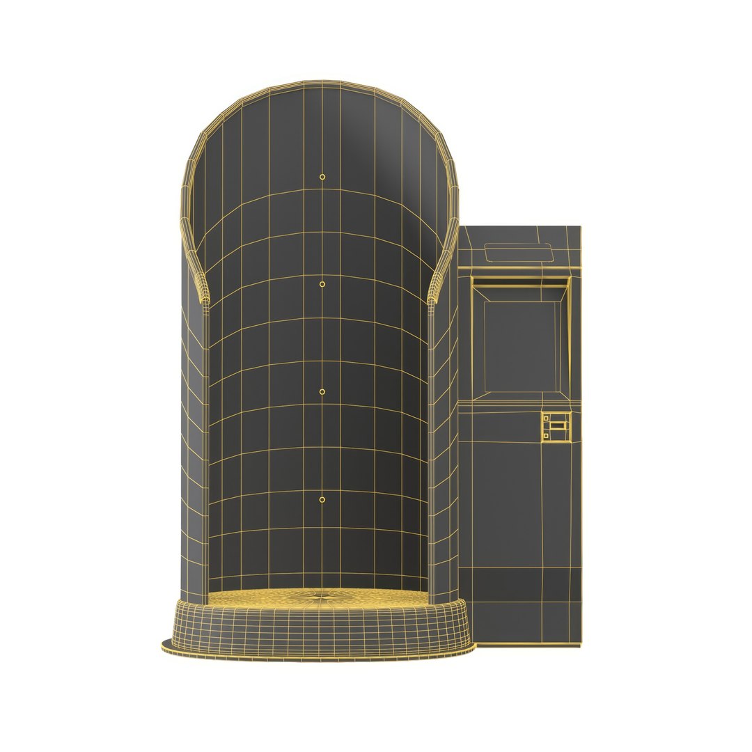 3D Sunscreen Booths - TurboSquid 2205642