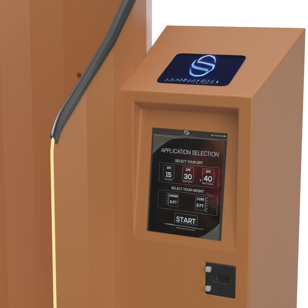 3D Sunscreen Booths - TurboSquid 2205642