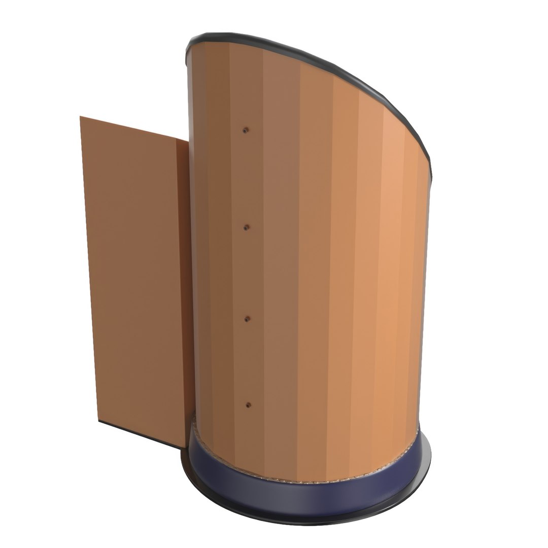 3D Sunscreen Booths - TurboSquid 2205642